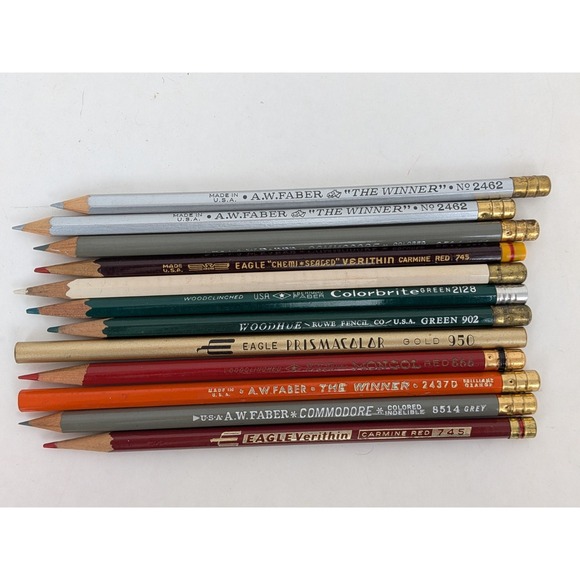 Faber-Castell | Office | Vintage Colored Pencil Drafting Drawing Lot ...